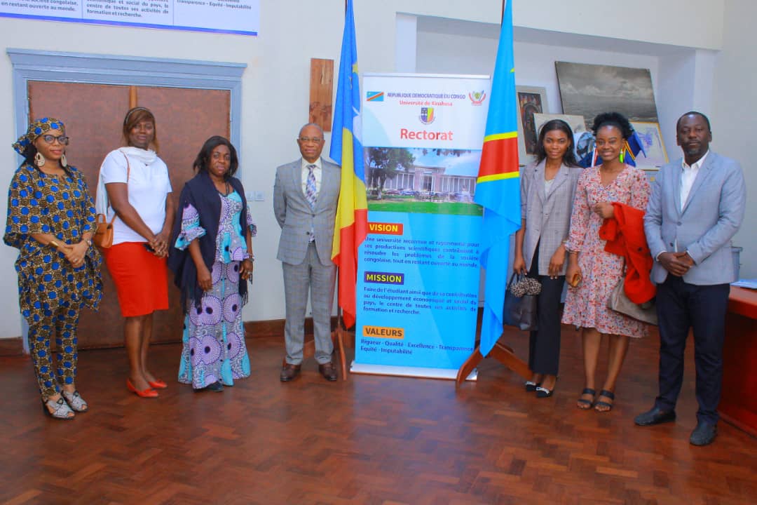 Concours de l'AUF: les primées présentées au Recteur de l'UNIKIN ...