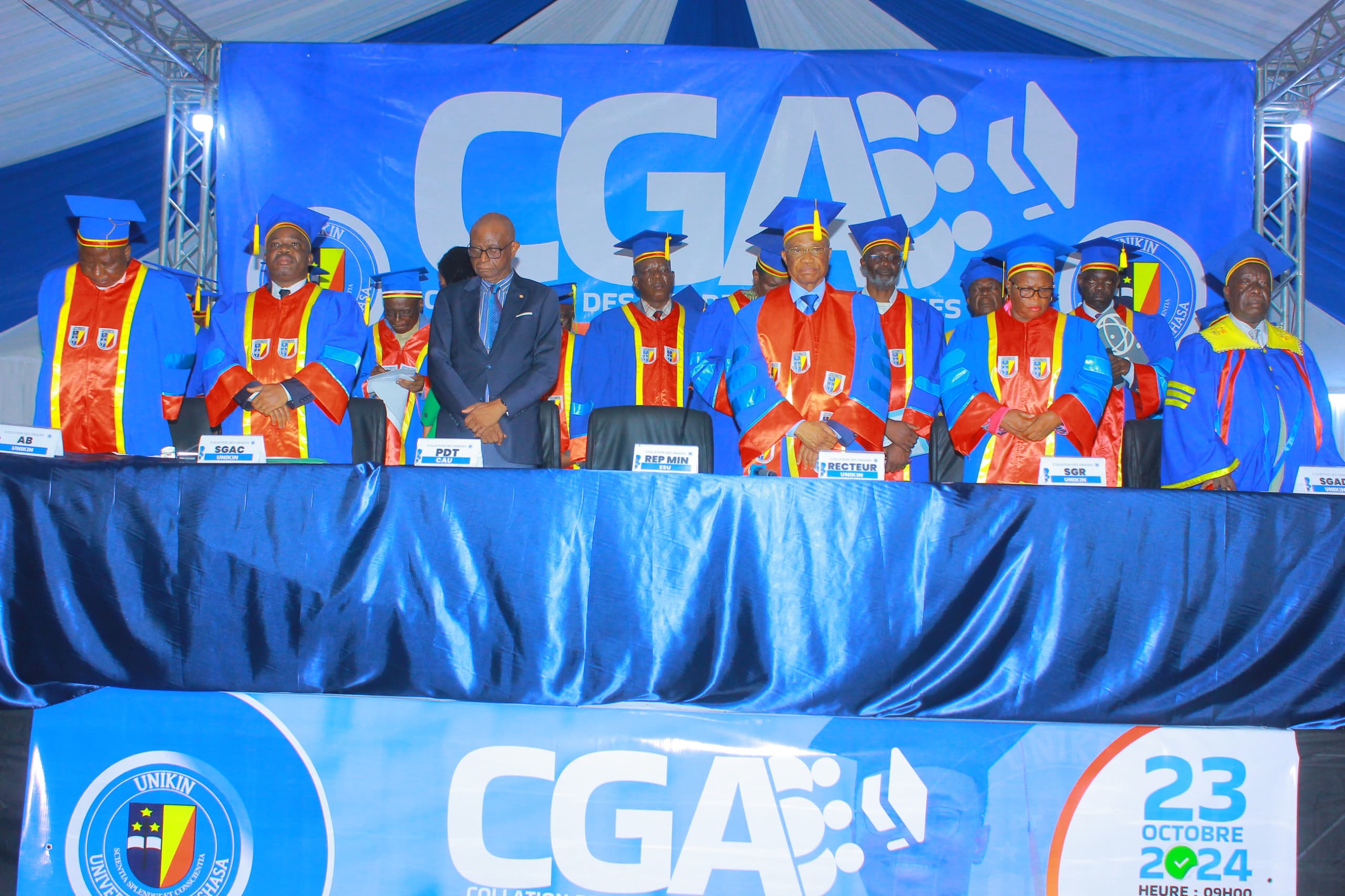 Cérémonie de Collation des Grades Académiques 2024 : L'Université de Kinshasa Honore 1819 ...